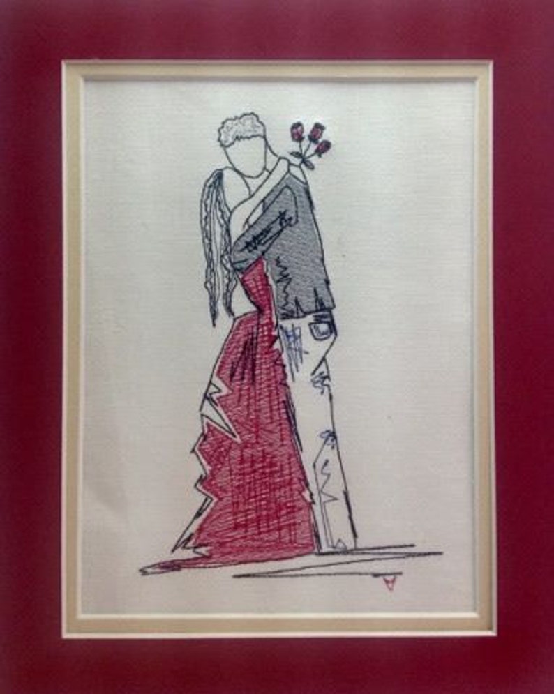 Embroidery Filled Line Art Machine Design Pattern Digital File | Etsy UK