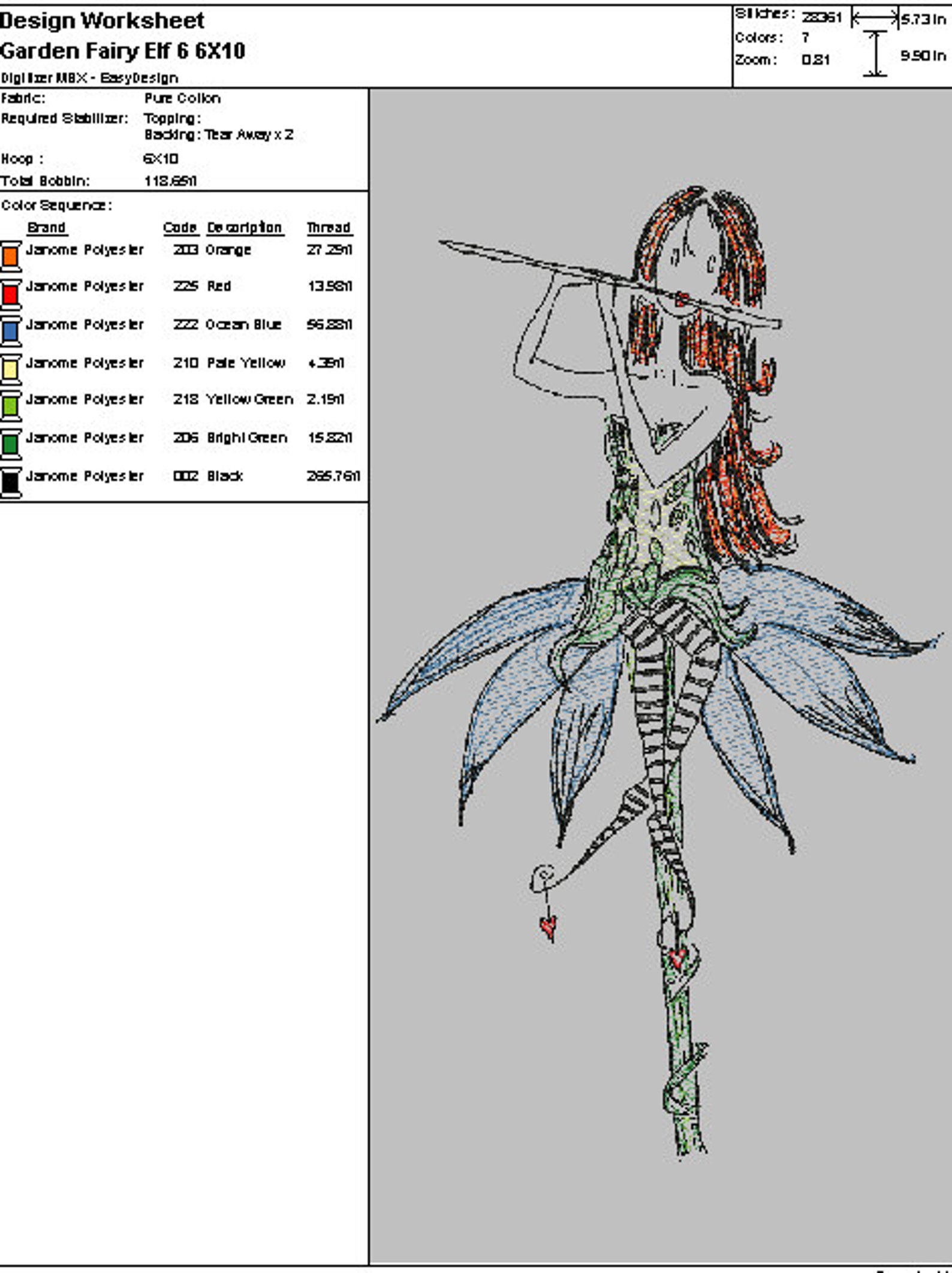 Embroidery Filled Line Art Machine Design Pattern Digital File " Garden ...