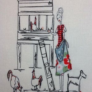 Raw Edge Applique Embroidery Machine Design Pattern Digital - Etsy