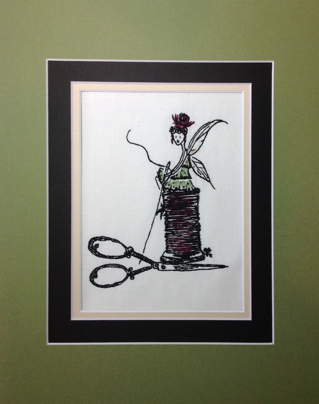 Machine Embroidery Design. Line Art Machine Embroidery Design. Digital ...