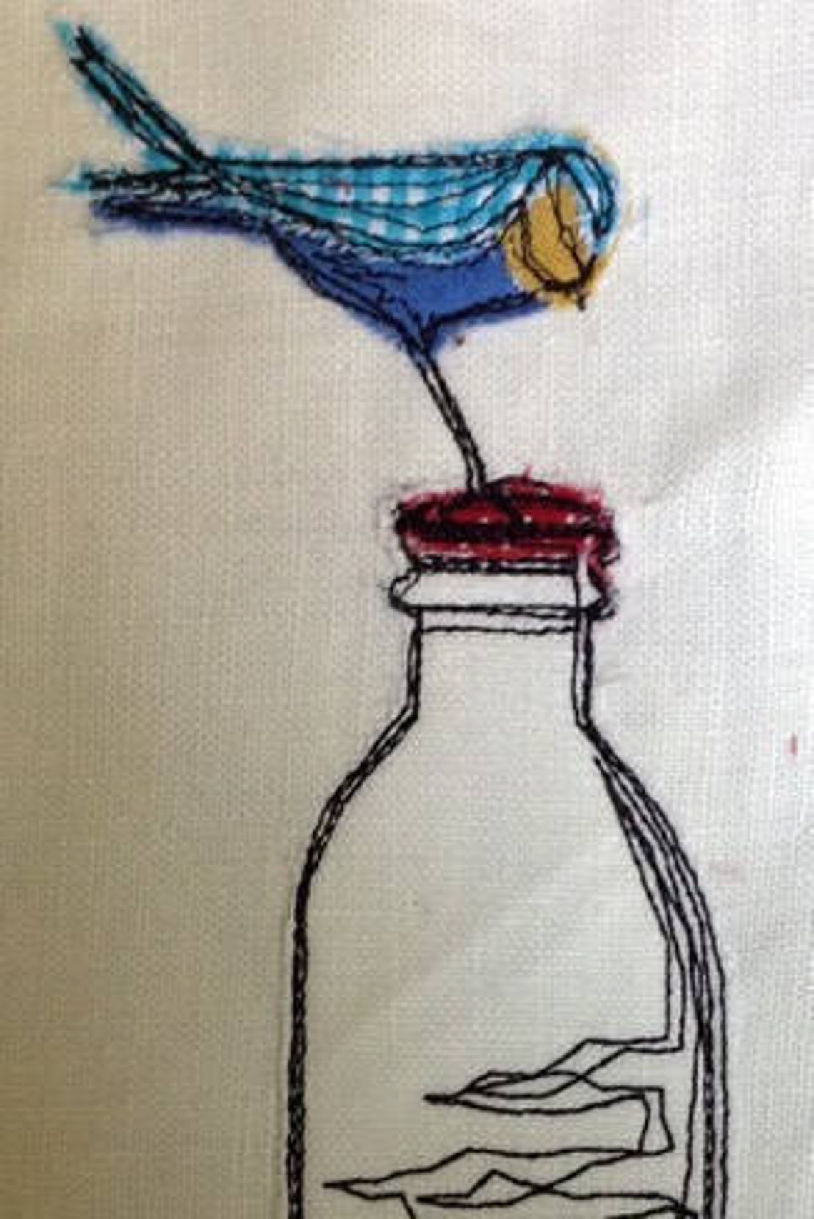 Raw Edge Applique Embroidery Machine Design Pattern Digital - Etsy