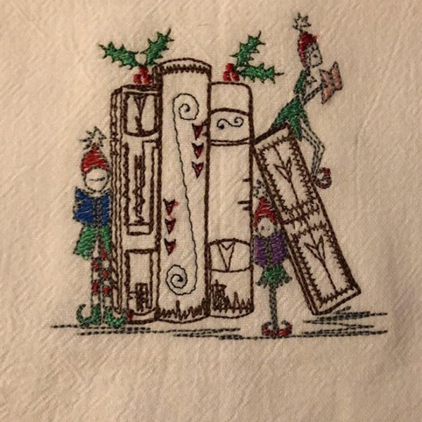 Reading Pillow Embroidery Designs - Etsy