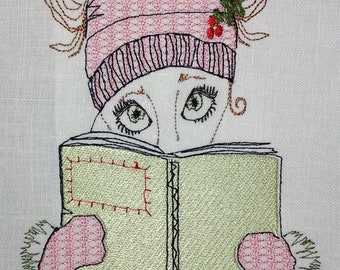 Reading Pillow Embroidery Designs - Etsy