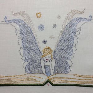 Machine Embroidery Design, Embroidery Book Fairy Designs, Christmas ...
