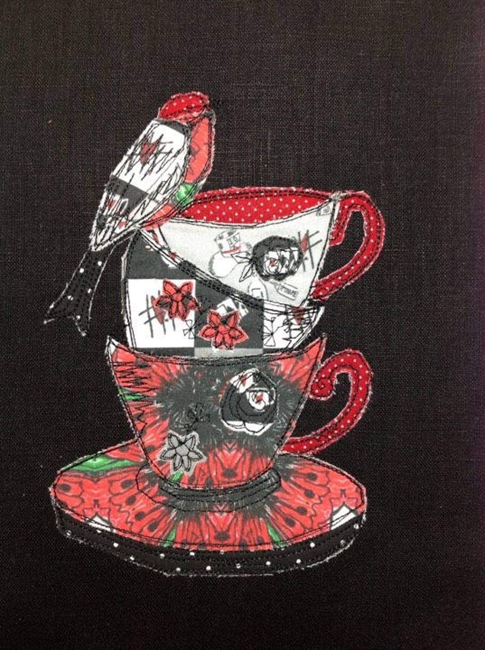 Raw Edge Applique Embroidery Machine Design Pattern Digital - Etsy UK