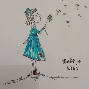 Embroidery Designs MAKE A WISH, Applique Design, Machine Applique ...