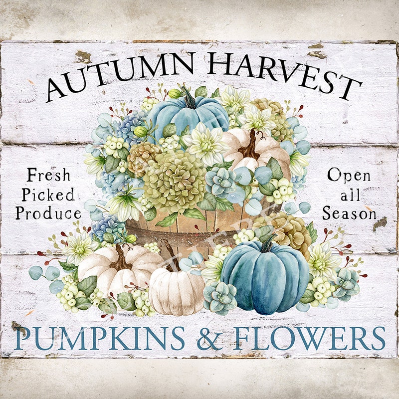 Blue Pumpkin Decor - Etsy Singapore