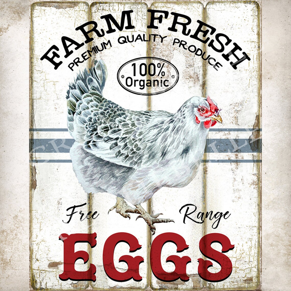 Farm Fresh Eggs Farmhouse Chicken DIY Sign Country Farm Style - Etsy