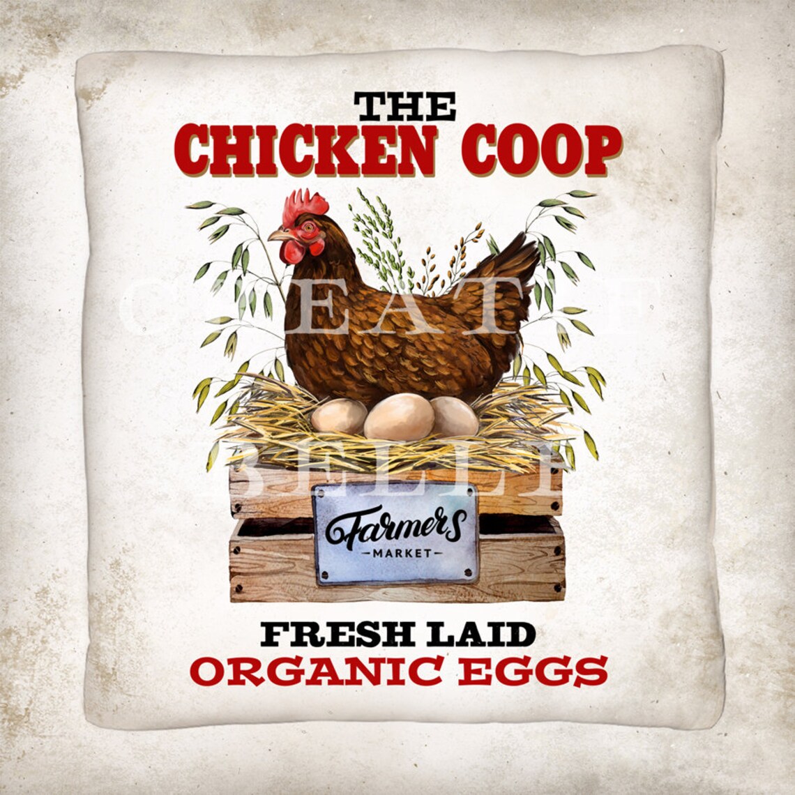 Farmhouse Chicken Coop Sign Country Farm Style Poultry Sign | Etsy