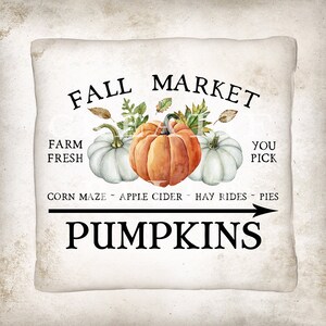 8.5x11 Plus 4 Inch Farmhouse Fall Pumpkin Sign, DIY Sign Making, Fall ...