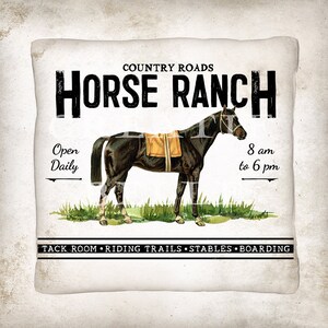 Vintage Rustic Horse Sign Horse Ranch Farmhouse DIY Sign Stable Sign ...
