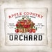 Modern Farmhouse Apple Orchard Sign Country Style Apple Graphic Kitchen ...