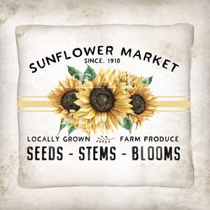8.5x11 Plus 4 Inch Sq Farmhouse Sunflower Market Chippy Shiplap Country ...