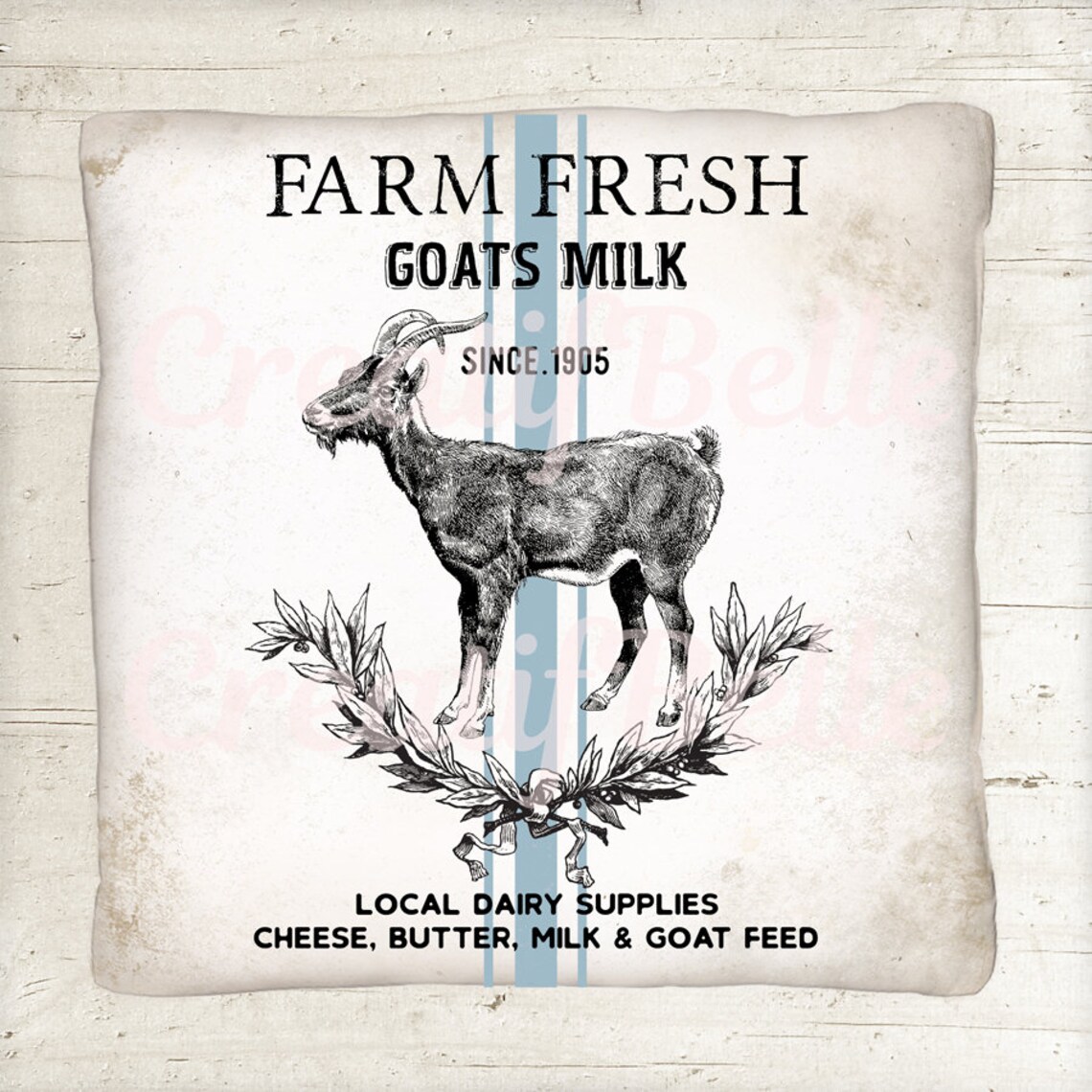 Farm Fresh Goats Milk Farm Style Wreath Accent Metal Sign | Etsy