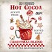 Christmas Hot Cocoa Sign Christmas Wreath Decor Transfer Christmas ...