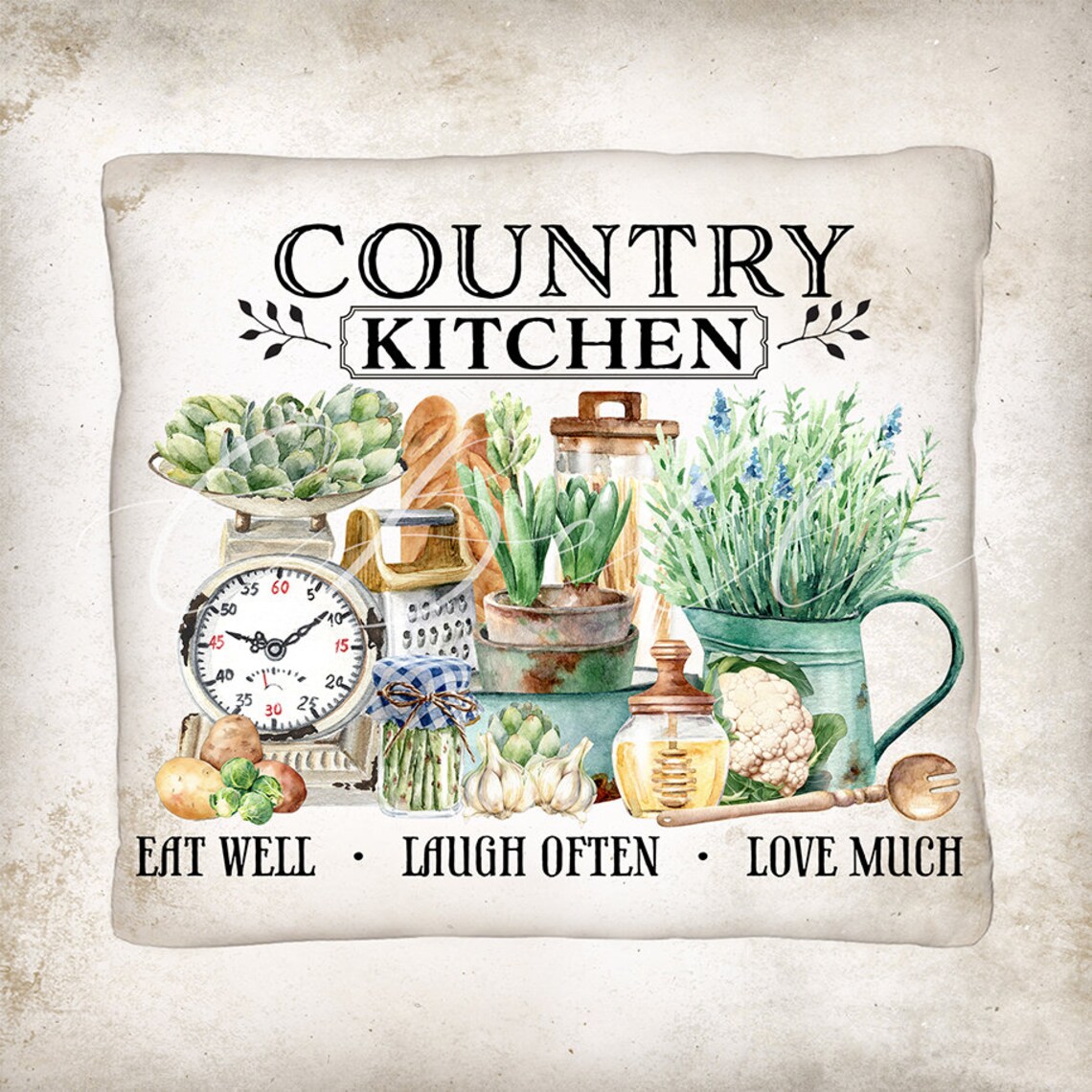 Country Farmhouse Kitchen DIY Wall Sign Kitchen Tiered Tray Decor ...