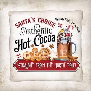 Hot Cocoa and Cookies DIY Christmas Sign Farmhouse Christmas Home Decor ...