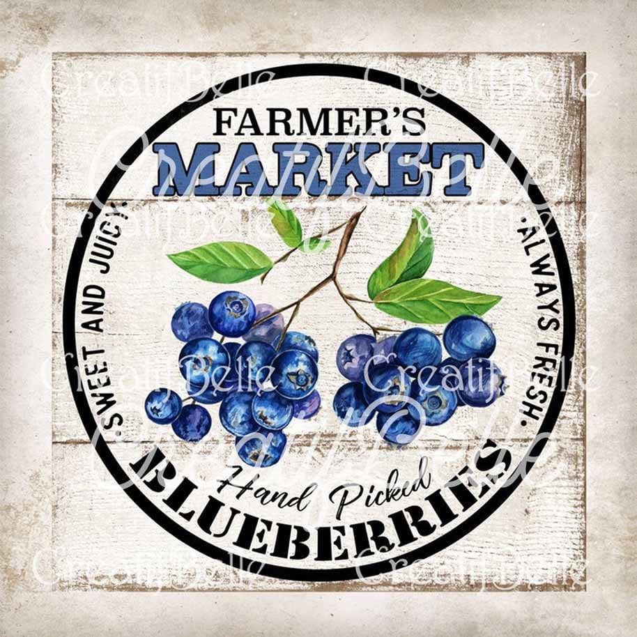 Wall Hangings Home & Living Hand Painted Blueberry Home Sign Home Décor ...