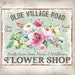 Vintage Market Fresh Flower Sign Modern Farmhouse DIY Floral Wall Sign ...
