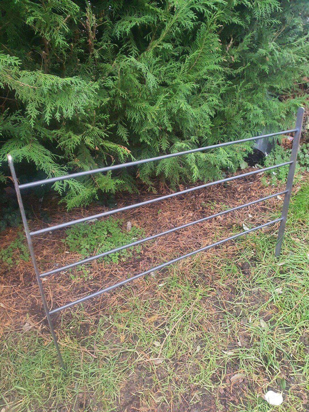 Rusty Steel Estate Garden Border Edging Fence / Hurdle - Etsy