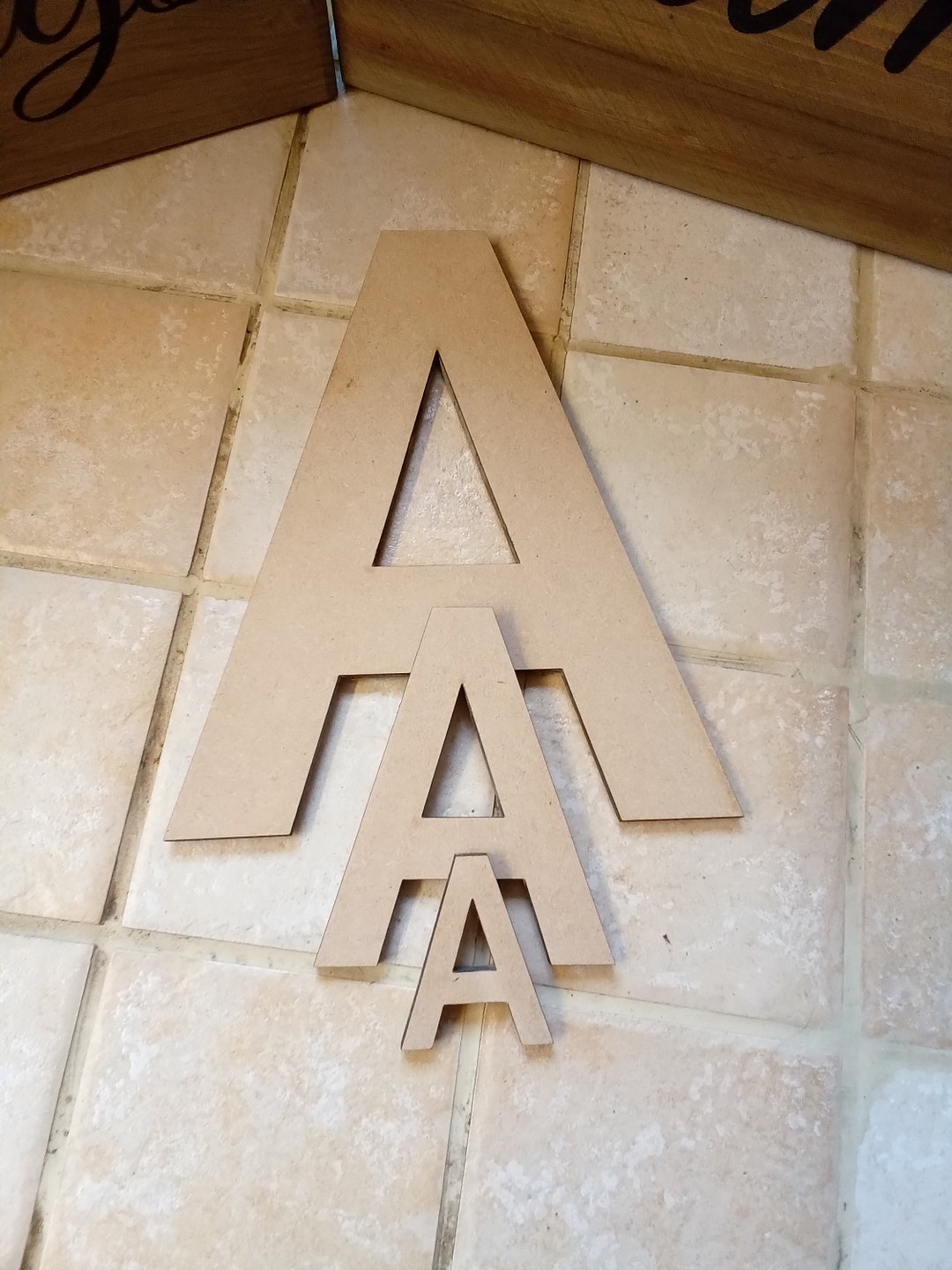 Wooden Letters Arial Font Laser Cut 6mm Thick Ready to Paint - Etsy
