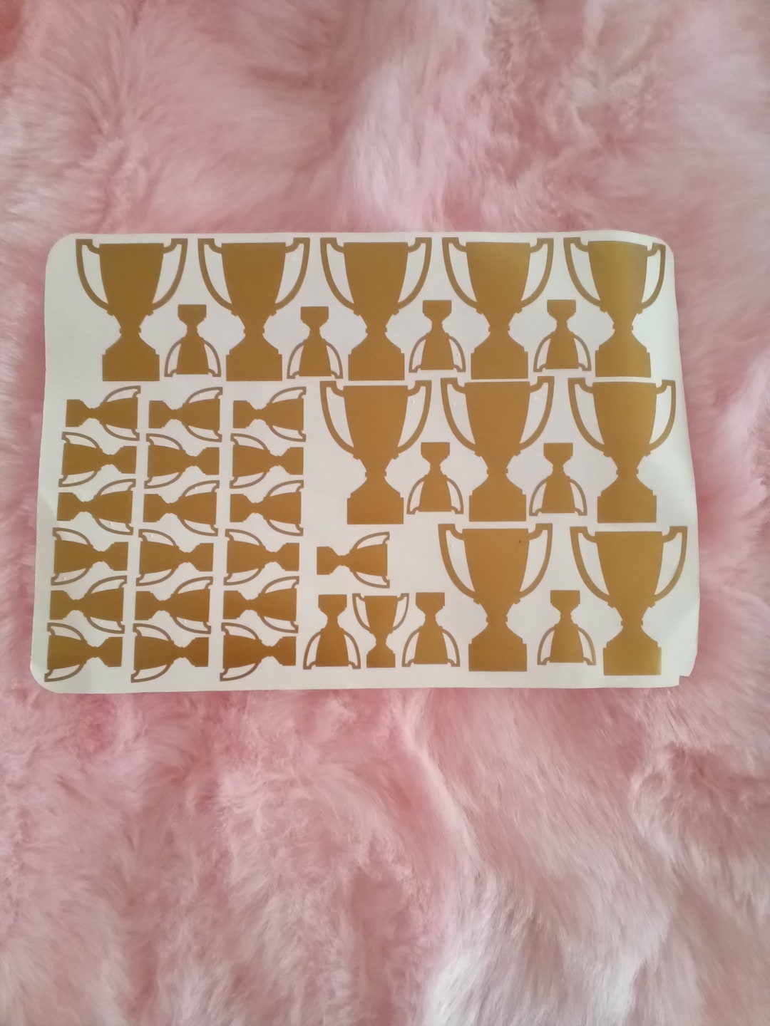 Gold Trophy Stickers, A5 Envelope Seals, Scrapbooking, Decorations ...