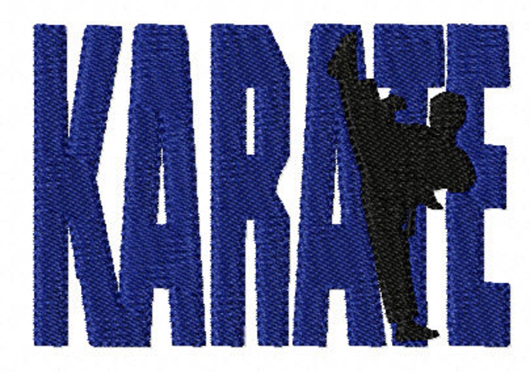 13 Karate Embroidery Design Files 4x4 - Etsy