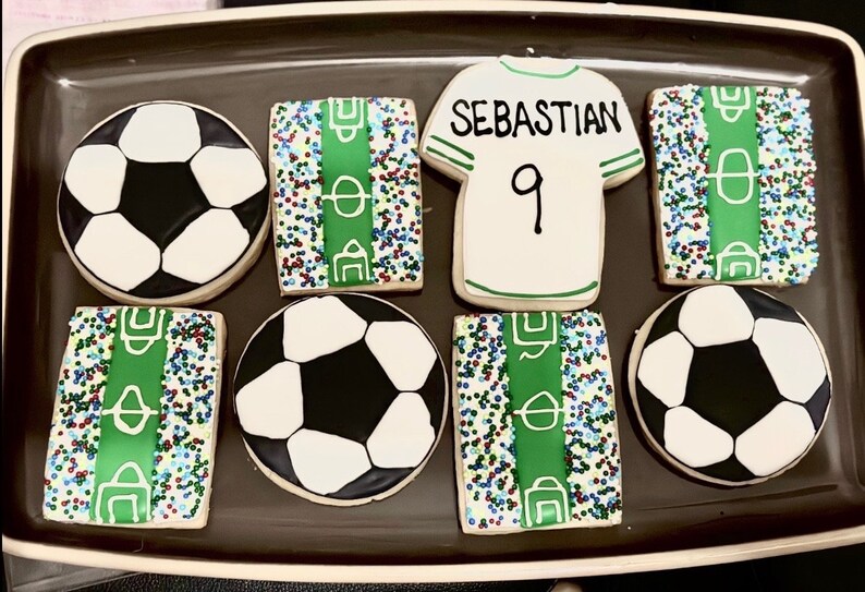 Soccer Sugar Cookies - Etsy