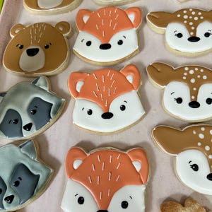 Woodland Creature Sugar Cookies - Etsy