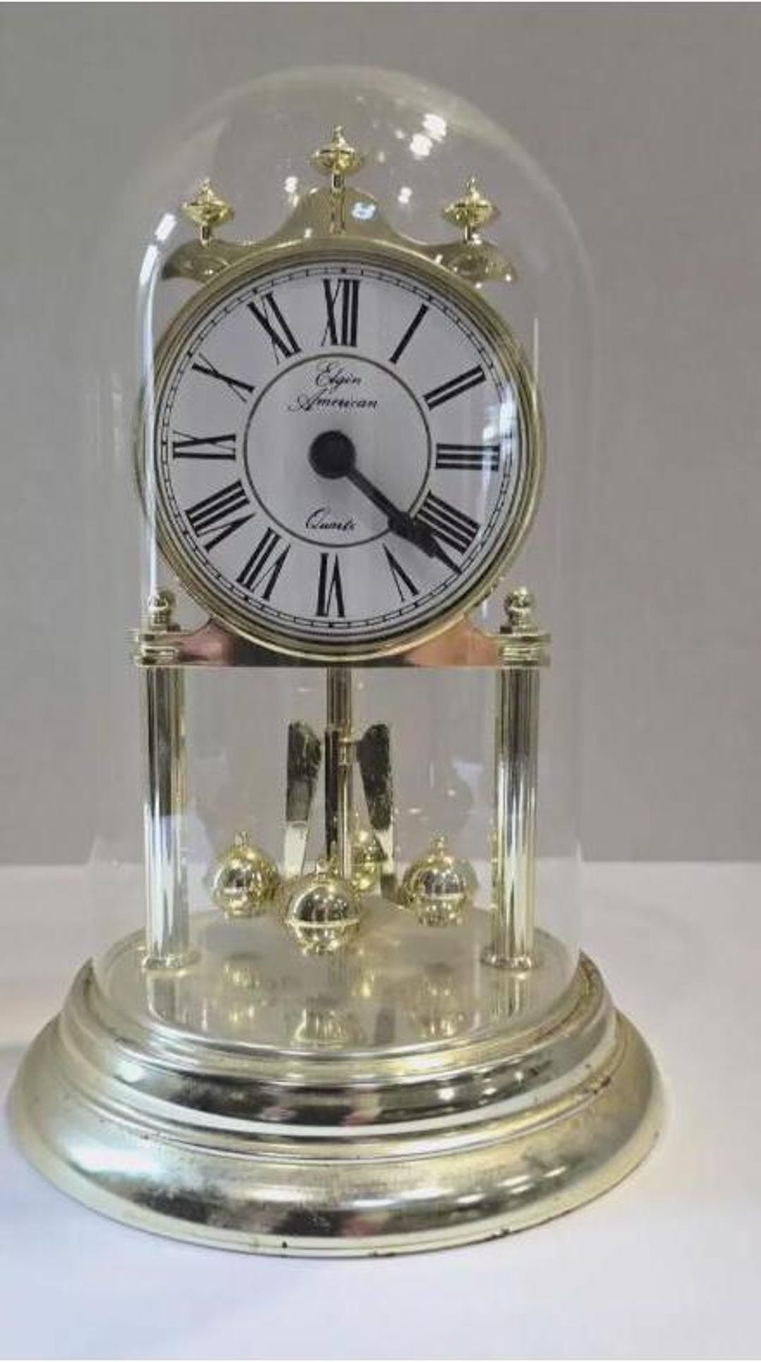 Vintage Elgin American Quartz Anniversary Clock for Parts or Repair ...