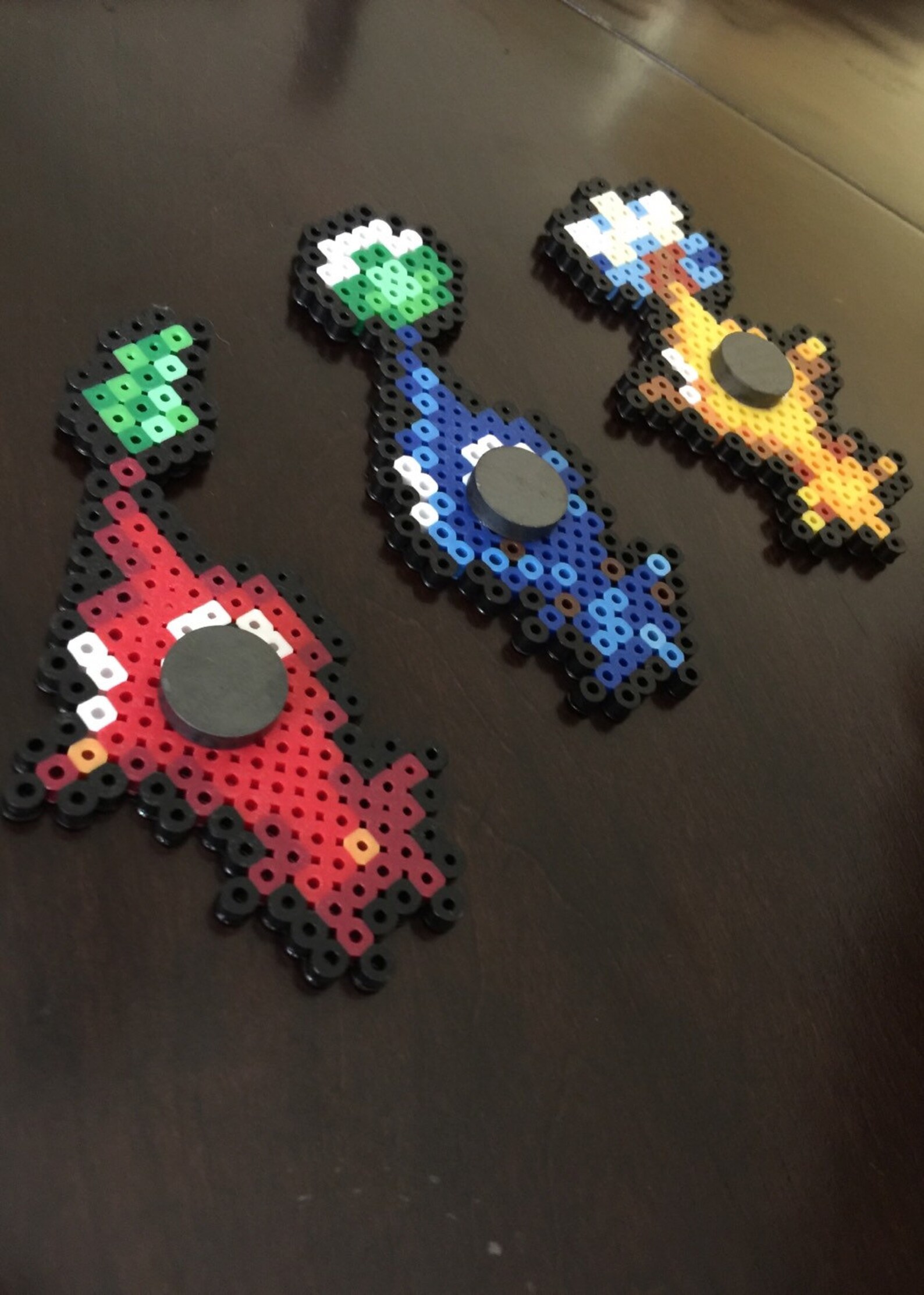 Pikmin Inspired 8 Bit Magnet Set | Etsy