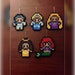Disney Princess Inspired 8 Bit Perler Set Ornaments - Etsy