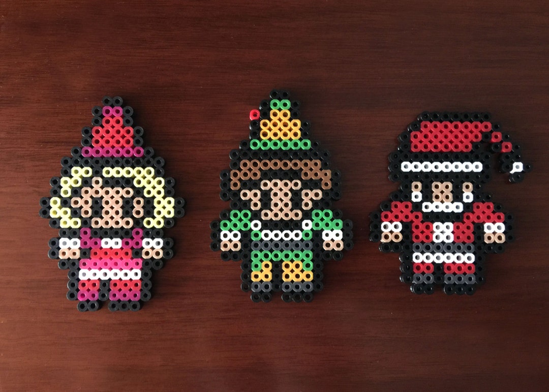 Buddy the Elf Inspired 8 Bit Perler Set - Magnets, Ornaments and More ...