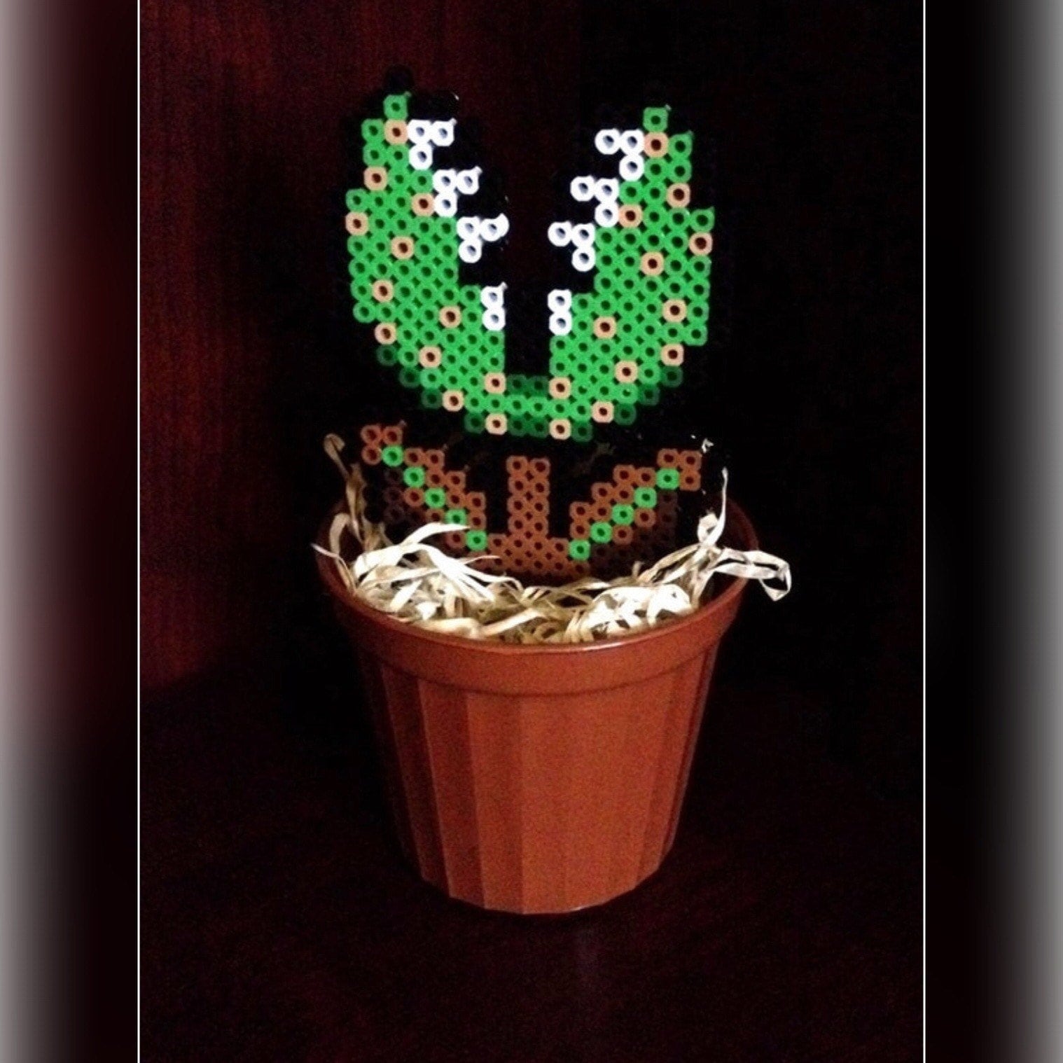 8 Bit Potted Plant Collection Green Piranha Plant - Etsy