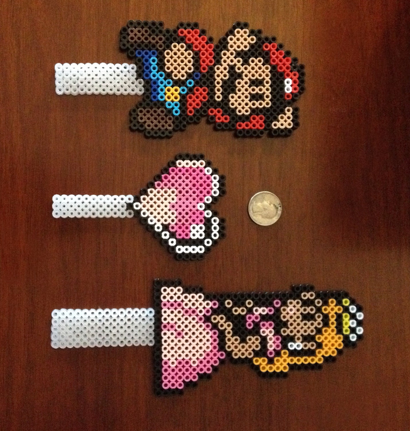 Nintendo Inspired Mario 8 Bit Cake Topper Set | Etsy