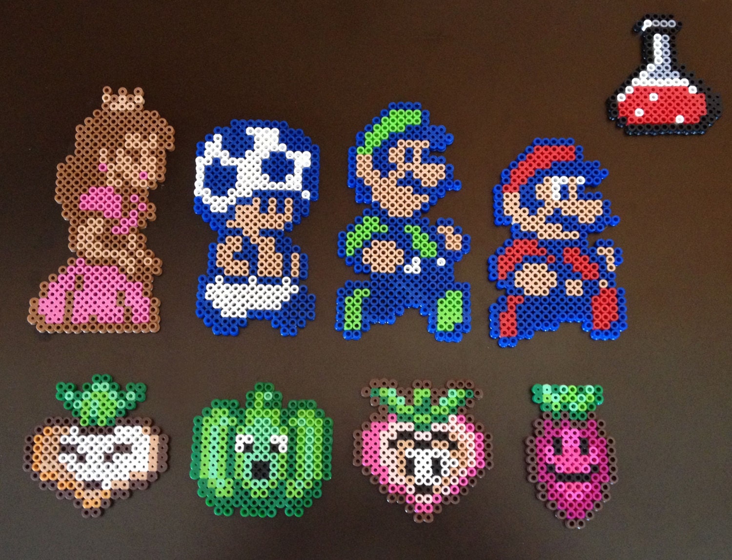 8 Bit Mario Characters