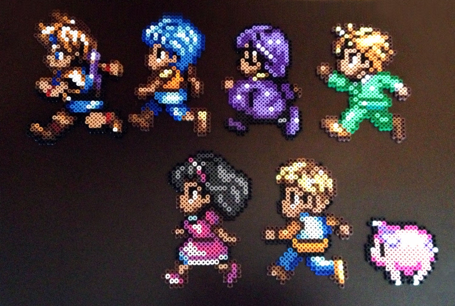Illusion of Gaia Inspired 8 Bit Perler Characters - Etsy
