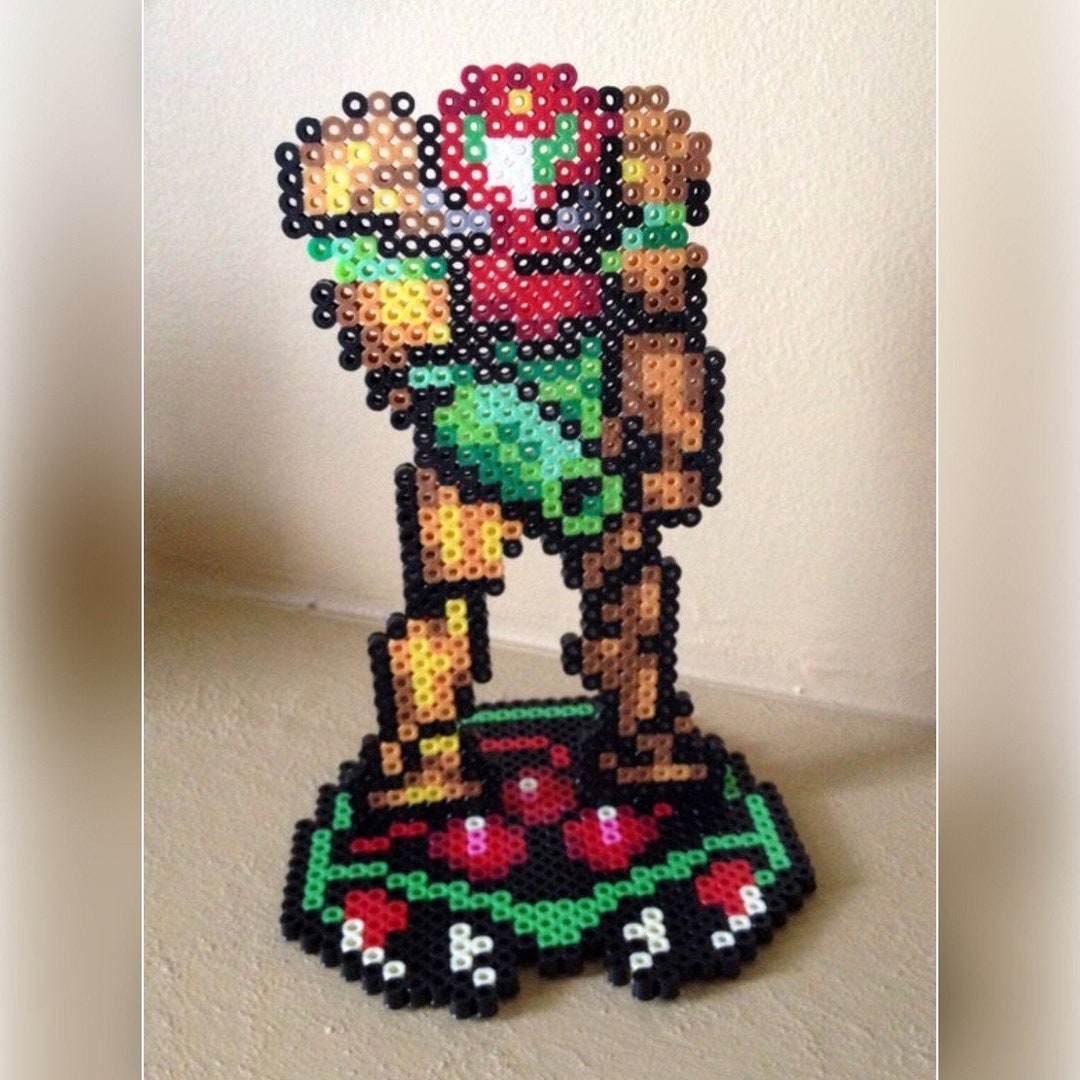 Metroid Inspired 8 Bit Samus Aran 3D Character - Etsy