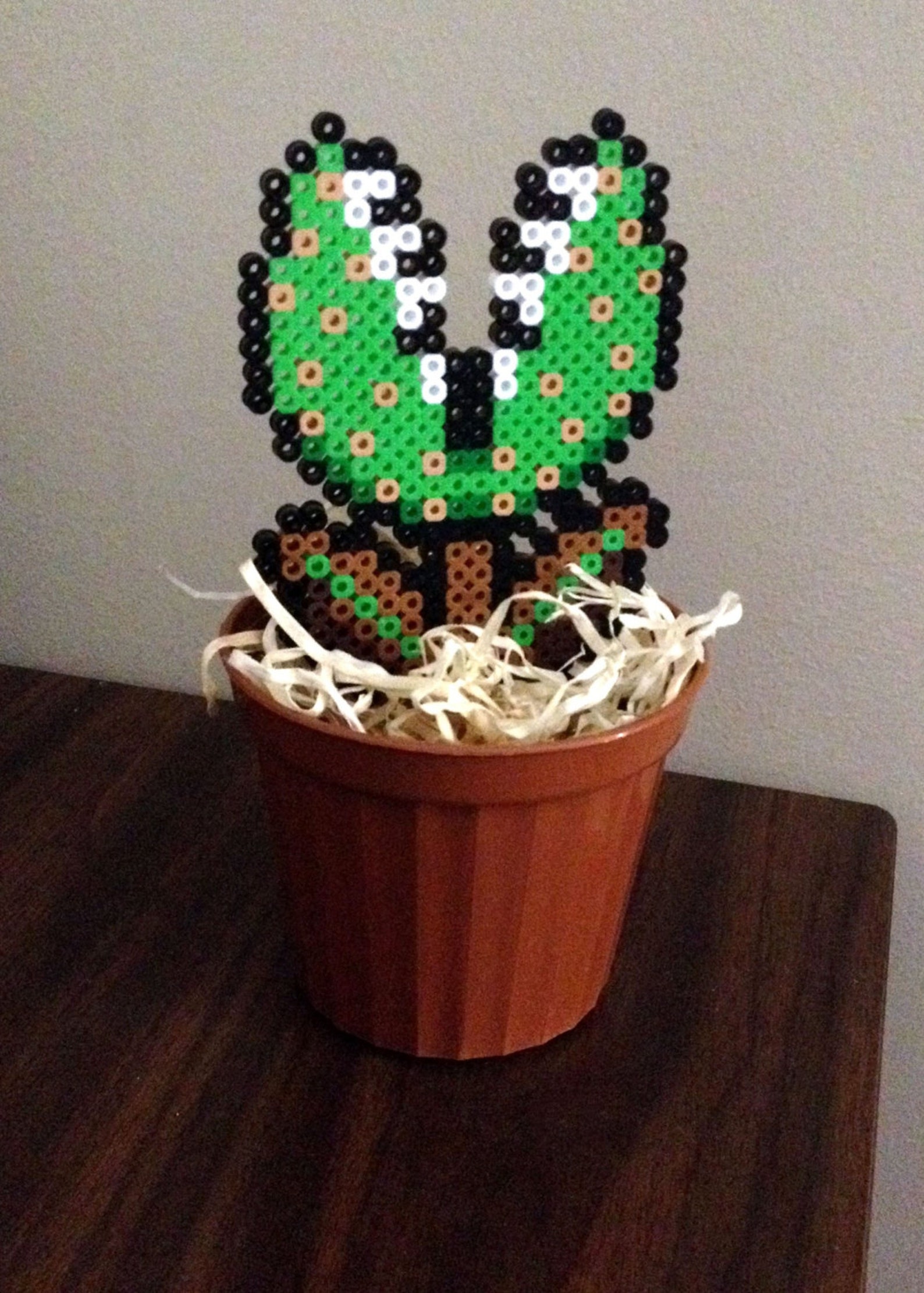 8 Bit Potted Plant Collection Green Piranha Plant | Etsy