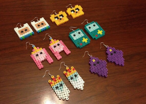 Adventure Time Inspired 8 Bit Earring Sets | Etsy