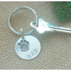 Pet Gift, Dog Dad Keychain, Dog Dad Gift, Cat Dad, Dog Mom Necklace ...