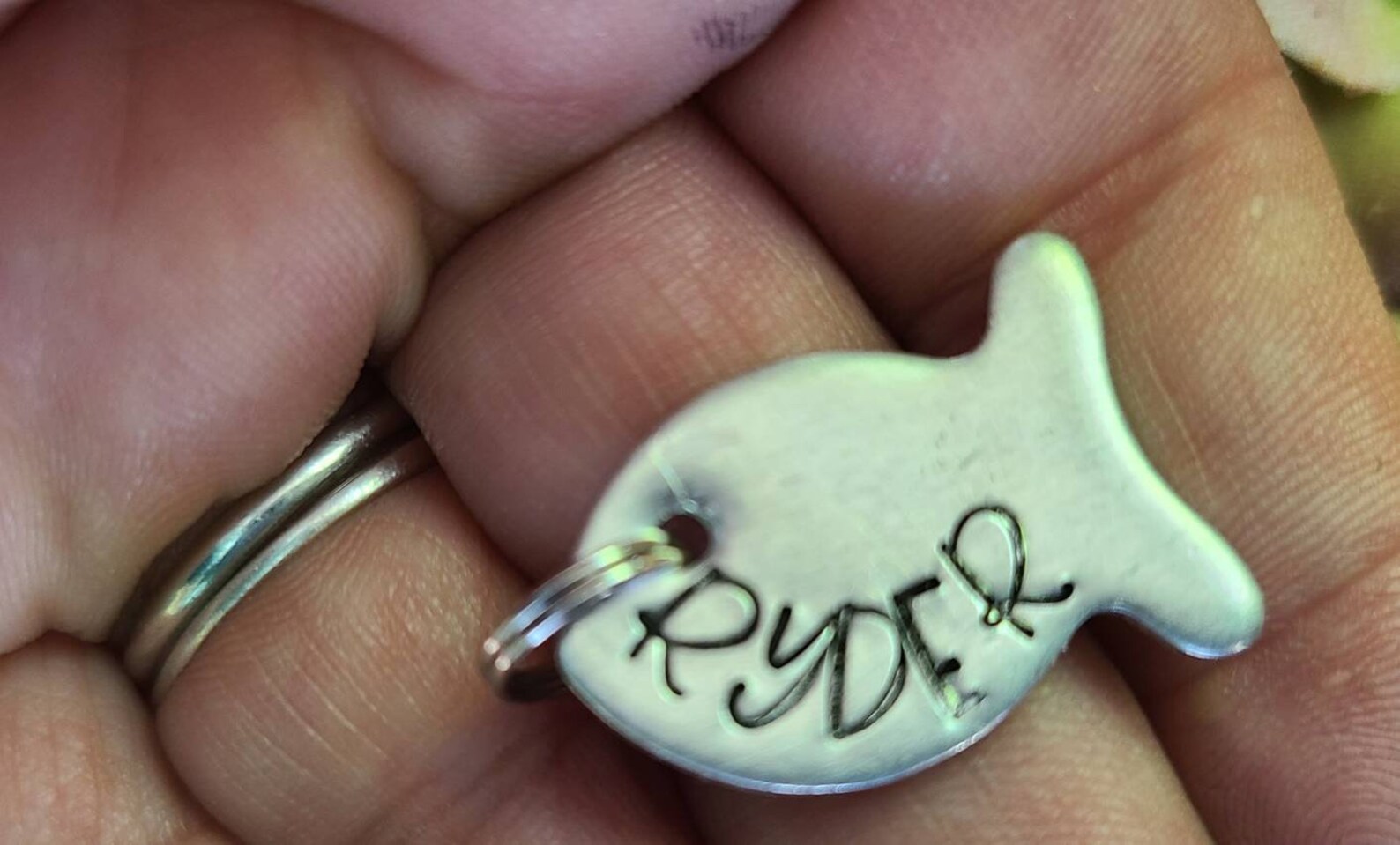 Personalized Name Tags Extra Charm Fish Name Charms Fishing | Etsy