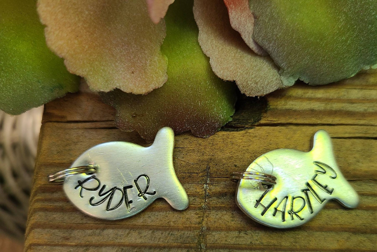 Personalized Name Tags Extra Charm Fish Name Charms Fishing - Etsy