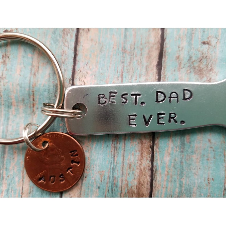 Dad keychain dad gift for him gift for father custom bottle | Etsy
