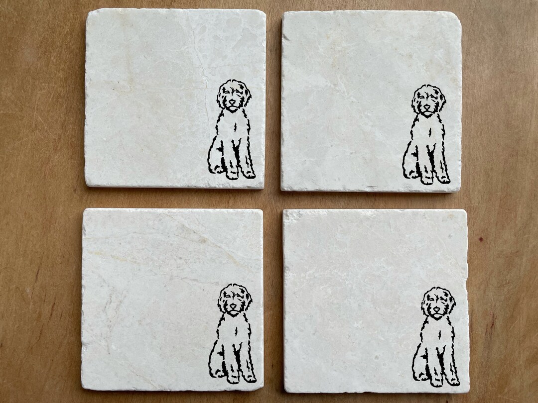 Doodle Marble Coasters Doodle Mom, Doodle Dad, Doodle Gift, Doodle ...