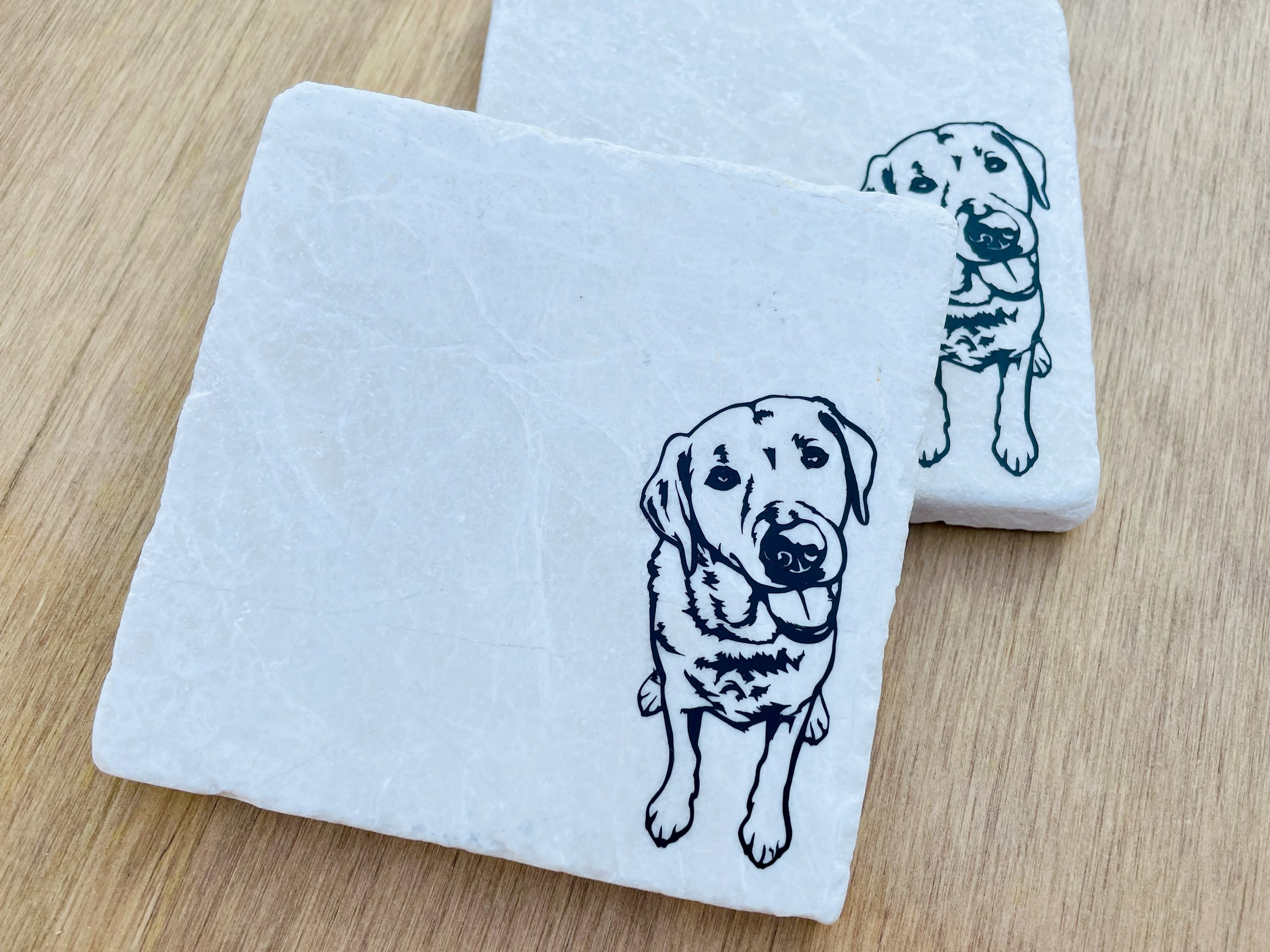 Labrador Marble Coasters Lab Mom, Lab Dad, Lab Coaster, Labrador ...