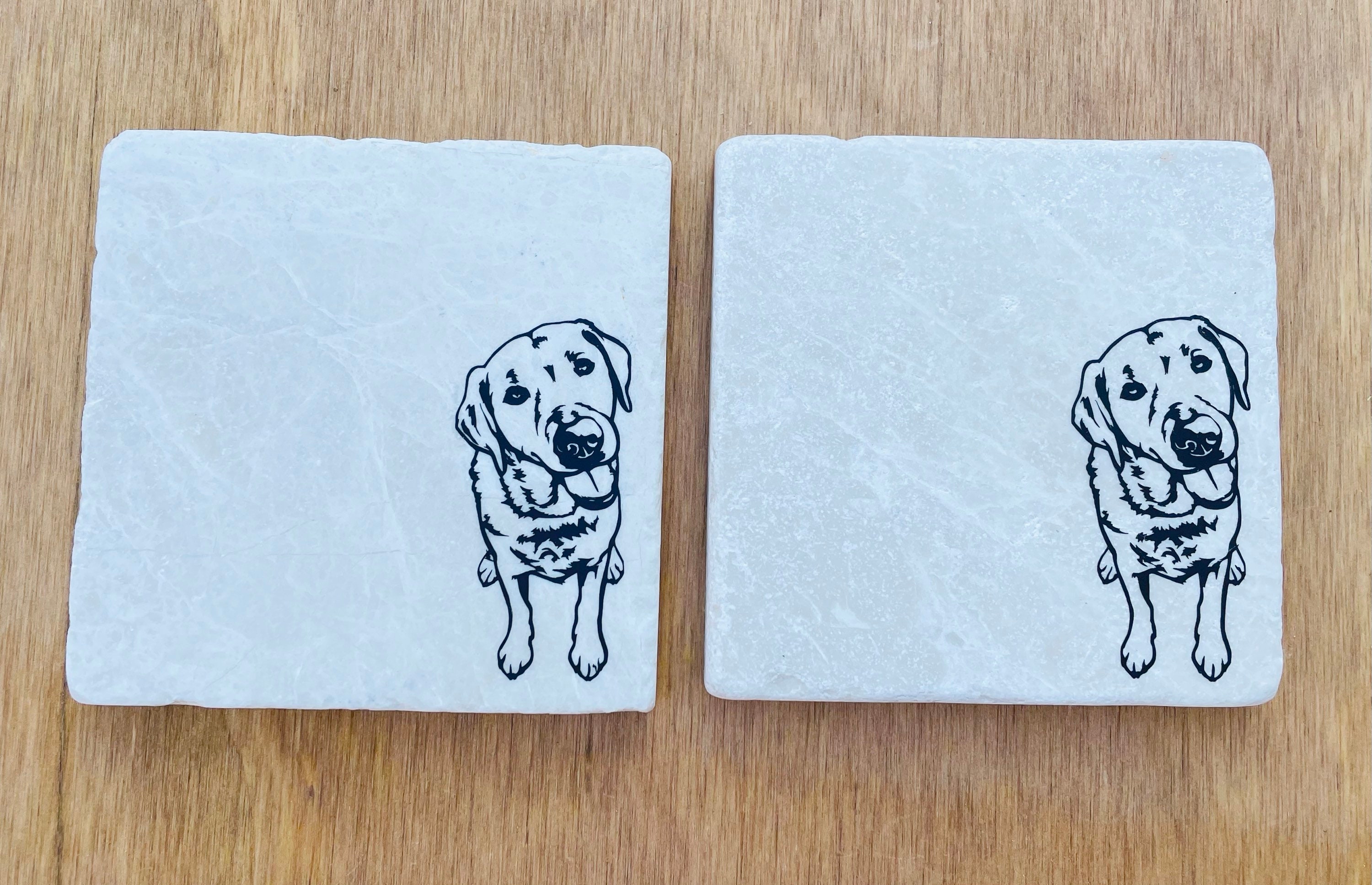 Labrador Marble Coasters Lab Mom, Lab Dad, Lab Coaster, Labrador ...