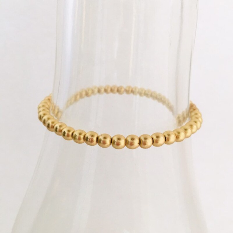 Matte Gold Beads - Etsy