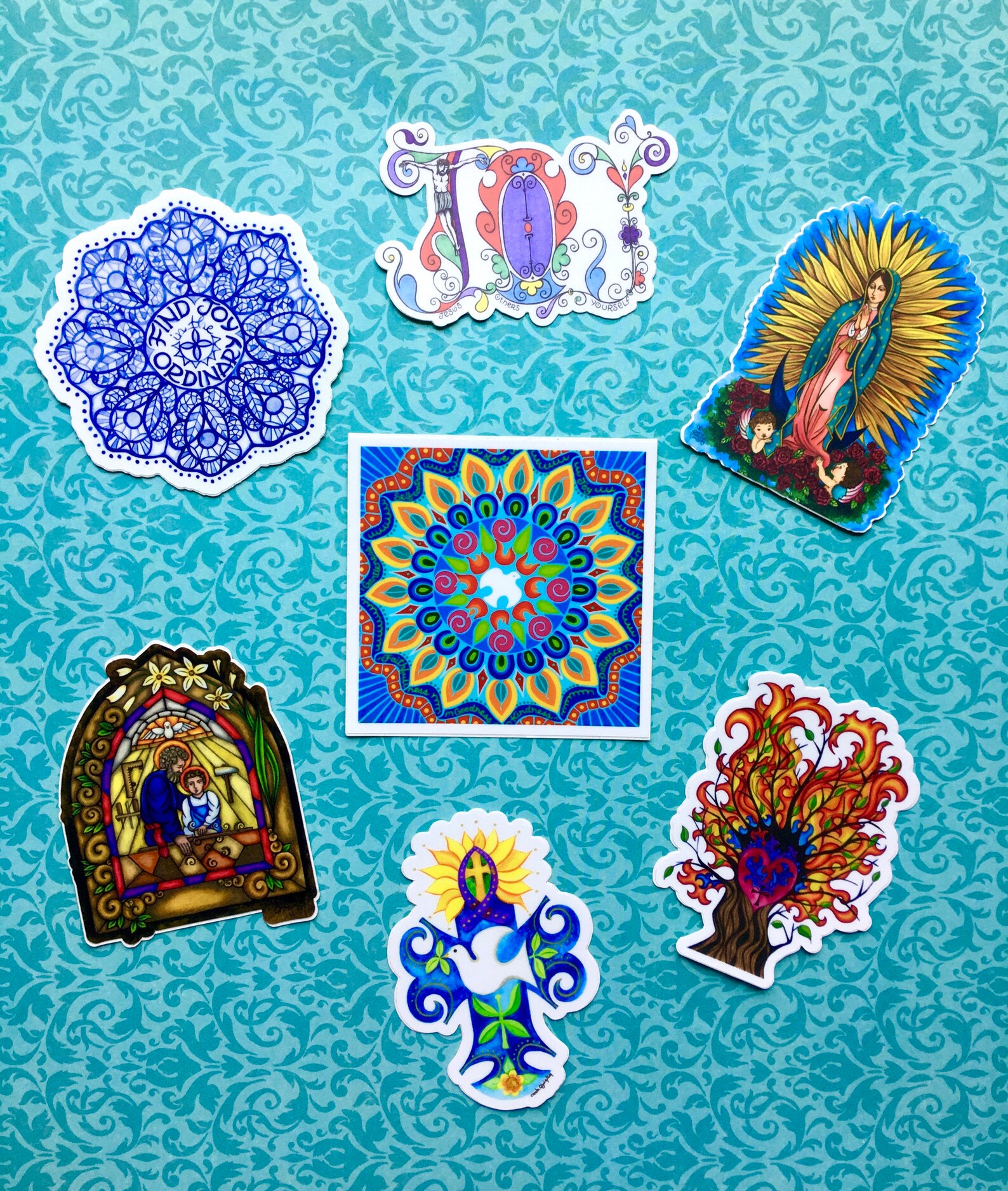 Find Joy in the Ordinary Sticker Christian Catholic Art - Etsy