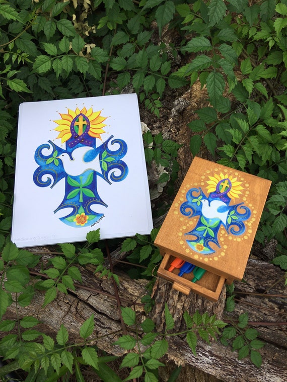 Prayer Box First Communion Gift for Boy or Girl Holy Spirit | Etsy